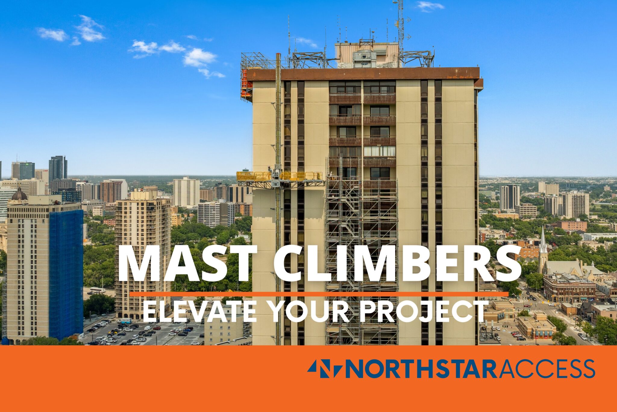 Elevate Your Project with Mast Climbers from Northstar Access - Northstar Access